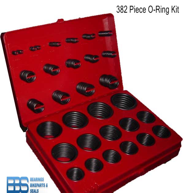 382 Piece Nitrile Imperial O Ring Kit Top Quality 30 Different Sizes