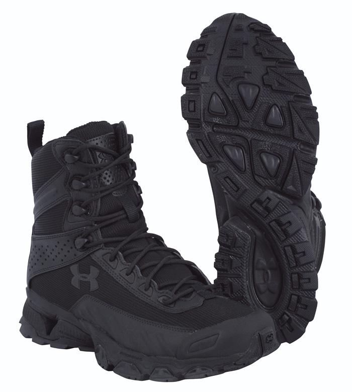 Under Armour Valsetz Tactical Black Boot Security Police Army Combat Lightweight