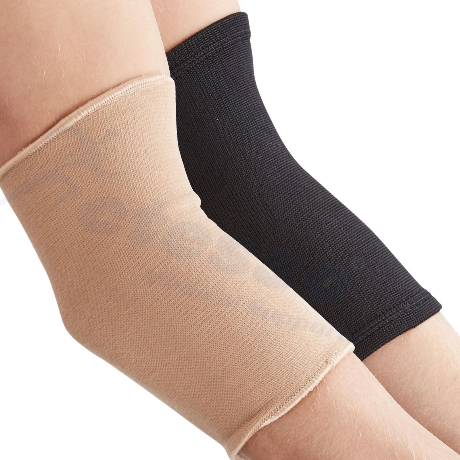 Elbow Support Sleeve for Arm Pain Injury Work Gym Sport Black Beige by ...