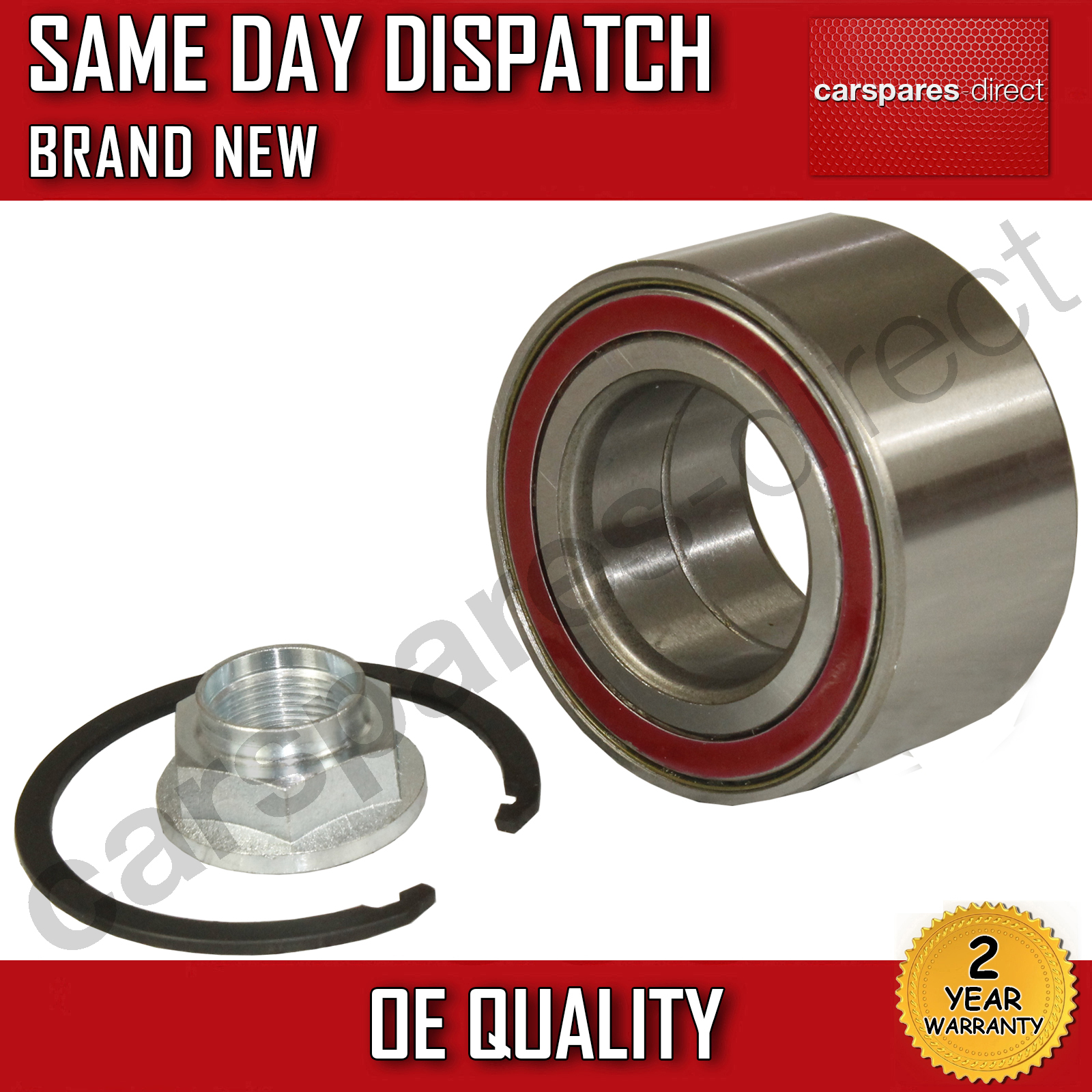 FORD FIESTA MK6 MK7 2008>ONWARDS X2 FRONT / REAR WHEEL BEARING KIT PAIR ...