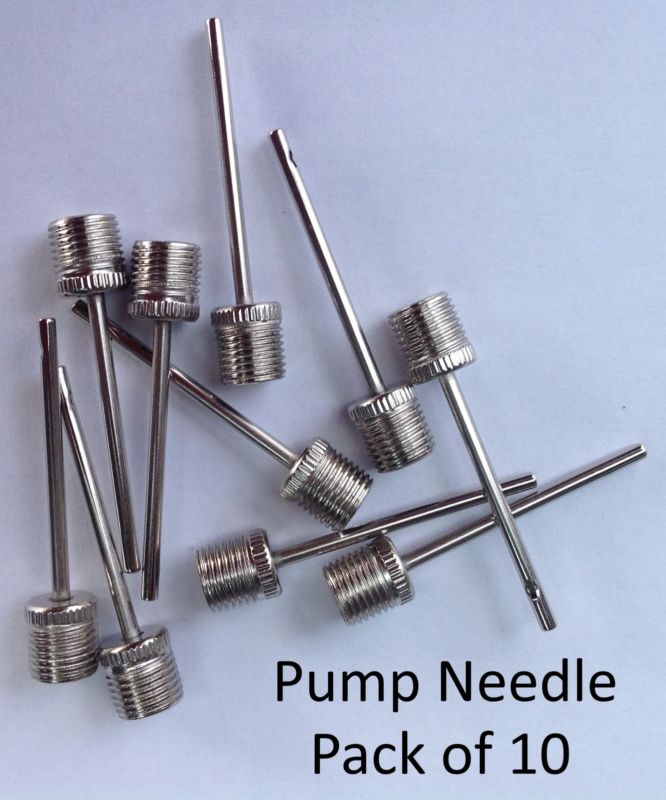 Football Pump Needle Adaptor Valve Inflator Soccer Ball Rugby Findings ...