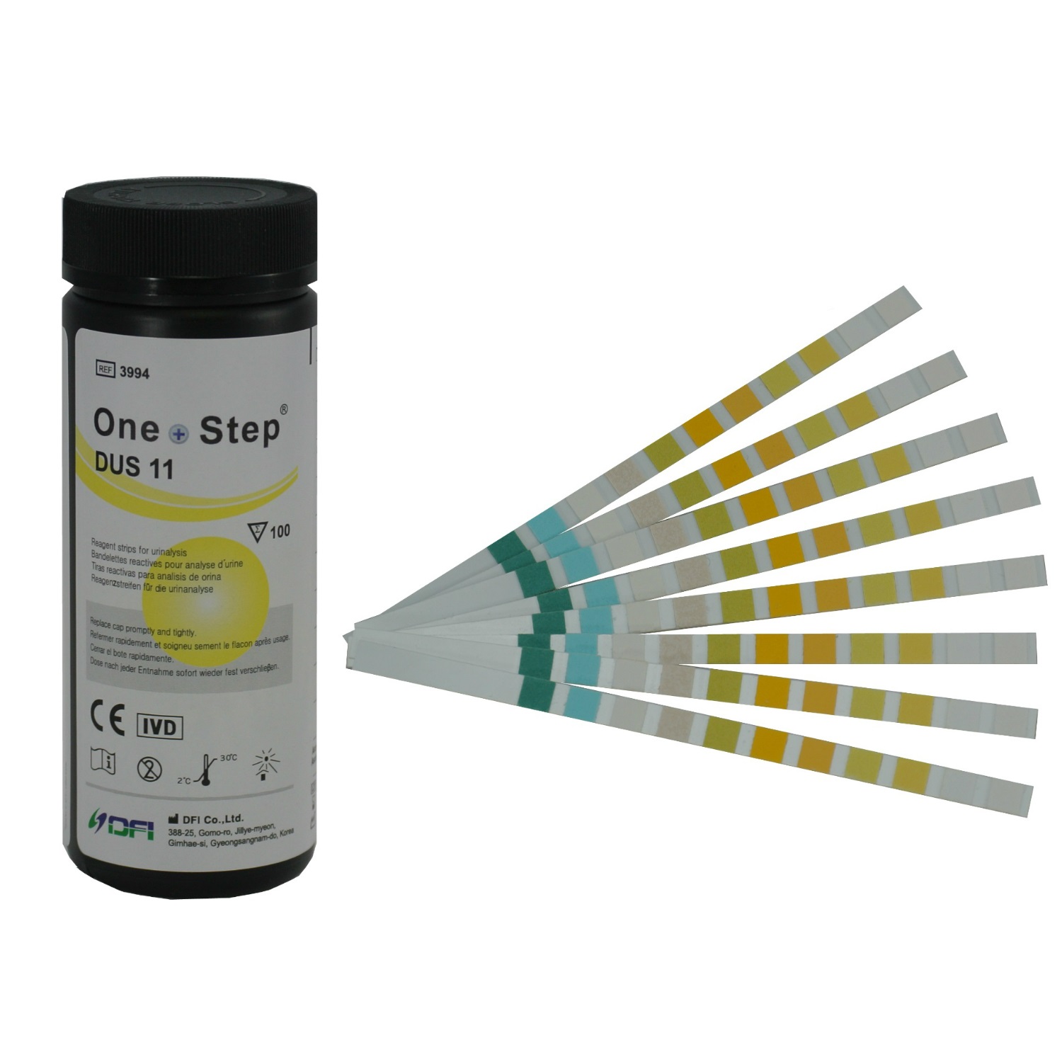 Urine Test Strips 11 Parameter Sticks Doctor GP Diabetes Ketones PH