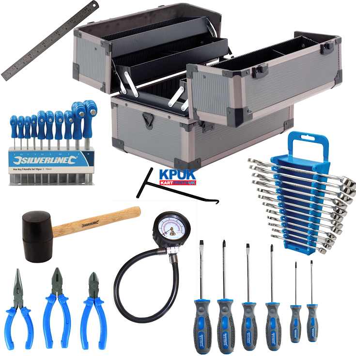 Kart Tool Box Cantilever Including Tool Sets Plier Screwdrivers T Bars ...