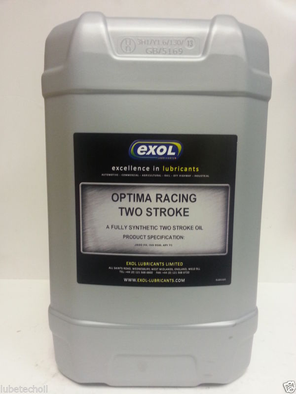 FULLY SYNTHETIC RACING TWO STROKE OIL 20 LITRE JASO FD SPECIFICATION BY ...
