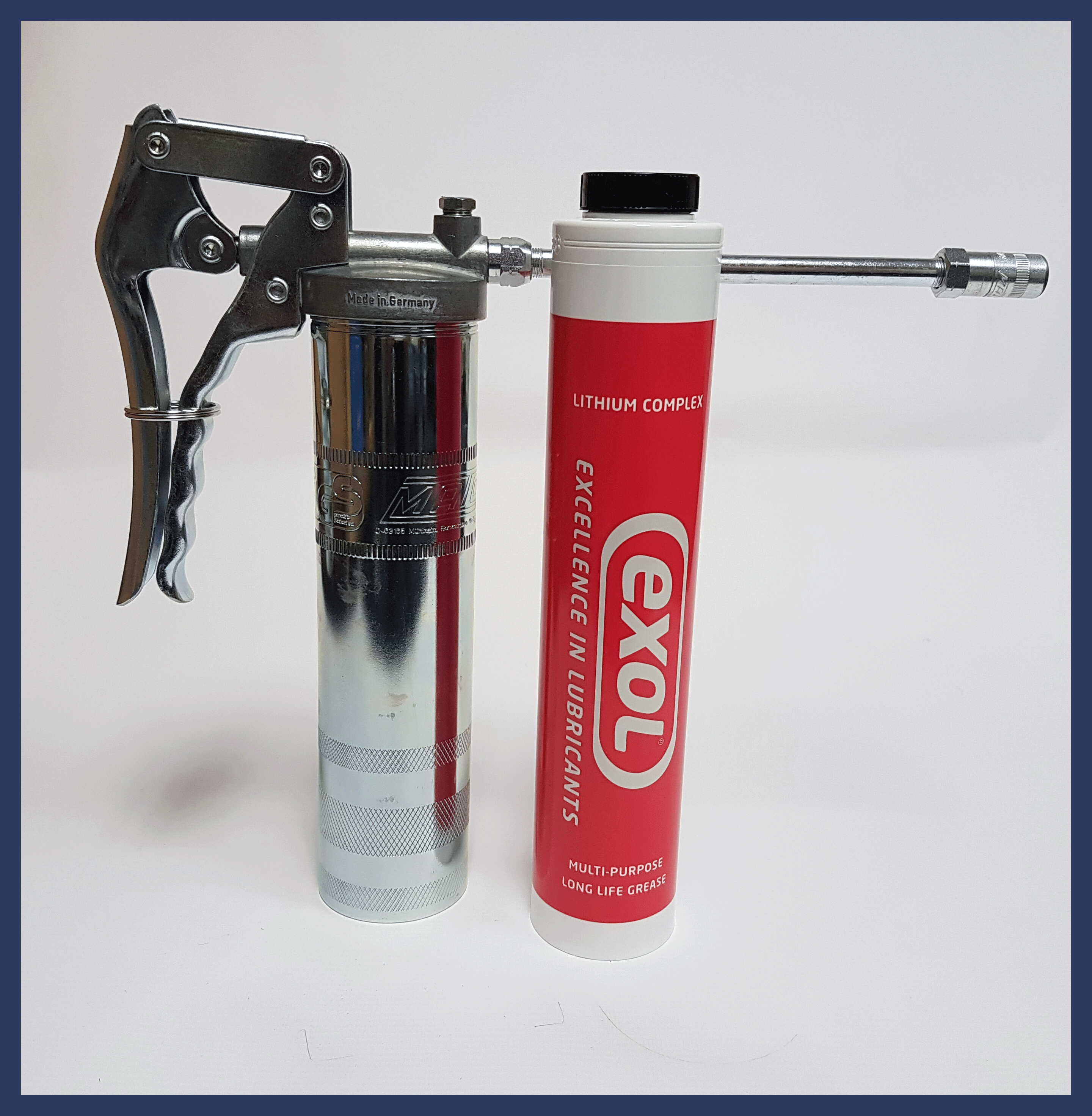 LUBESHUTTLE SINGLE HANDED GREASE GUN AND 1 X LITHIUM COMPLEX LONGLIFE ...